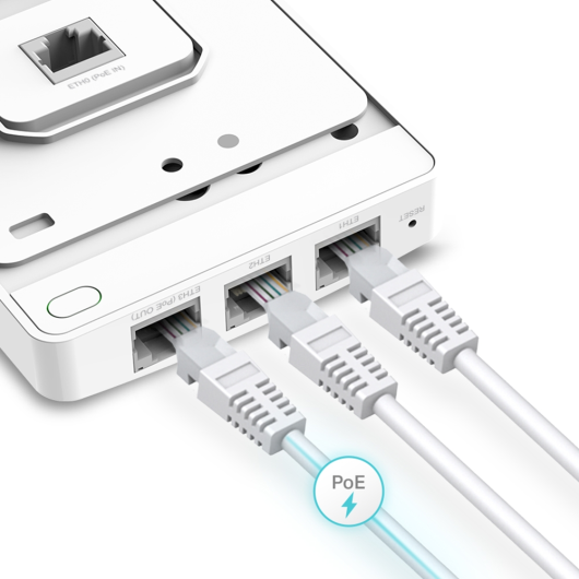 TP-Link EAP235-Wall - 300 + 867 Mbit/s nástěnný Dual Band Wi-Fi AP ...